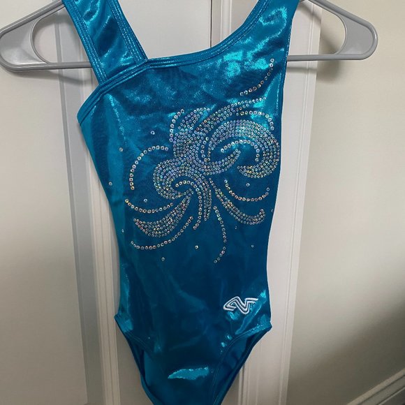Alpha Factor | Other | Gymnastics Leotards Blue Alpha Factor Axs | Poshmark